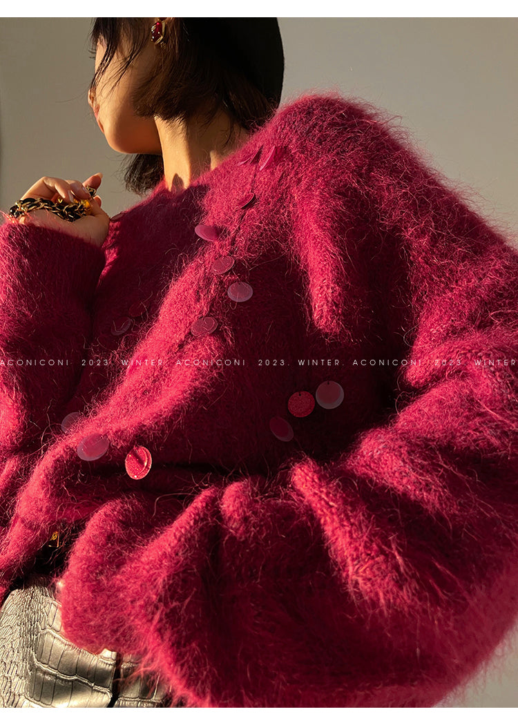 Fold Streamer Weaving Shadow Alpaca Lazy Sweater - hbye – GOOD GIRL REBEL