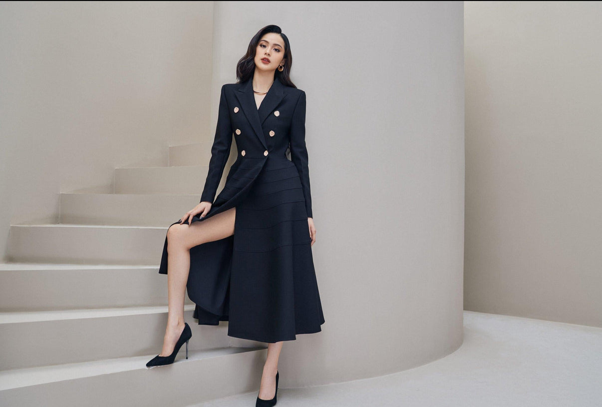 Long Sleeve Midi Dress-Hazel – GOOD GIRL REBEL