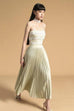 High end embroidered pleated dress- Hani – GOOD GIRL REBEL