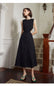 Backless design, high waist, and round neck long skirt sleeveless dres ...