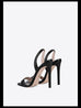 Black elegant back strap open toe high heel stiletto sandals - Kina ...