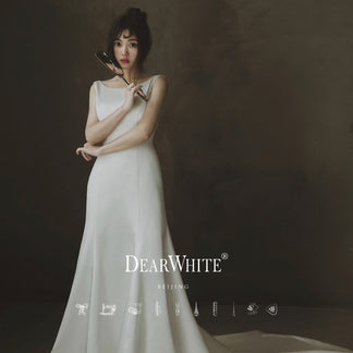 Early Spring 2023 Original Long Satin Weding Gown Dress- Cilia – GOOD ...