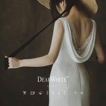 Early Spring 2023 Original Long Satin Weding Gown Dress- Cilia – GOOD ...