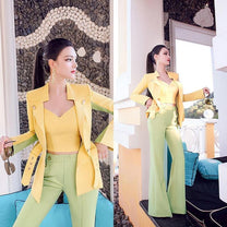VJE women's spring sexy inner vest trousers micro-flared trouser two-p ...