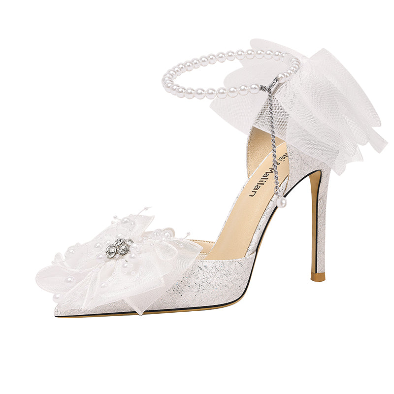 Lily Early 2023 Spring Fairy High Heels Wedding Shoes- Nick – GOOD GIRL ...